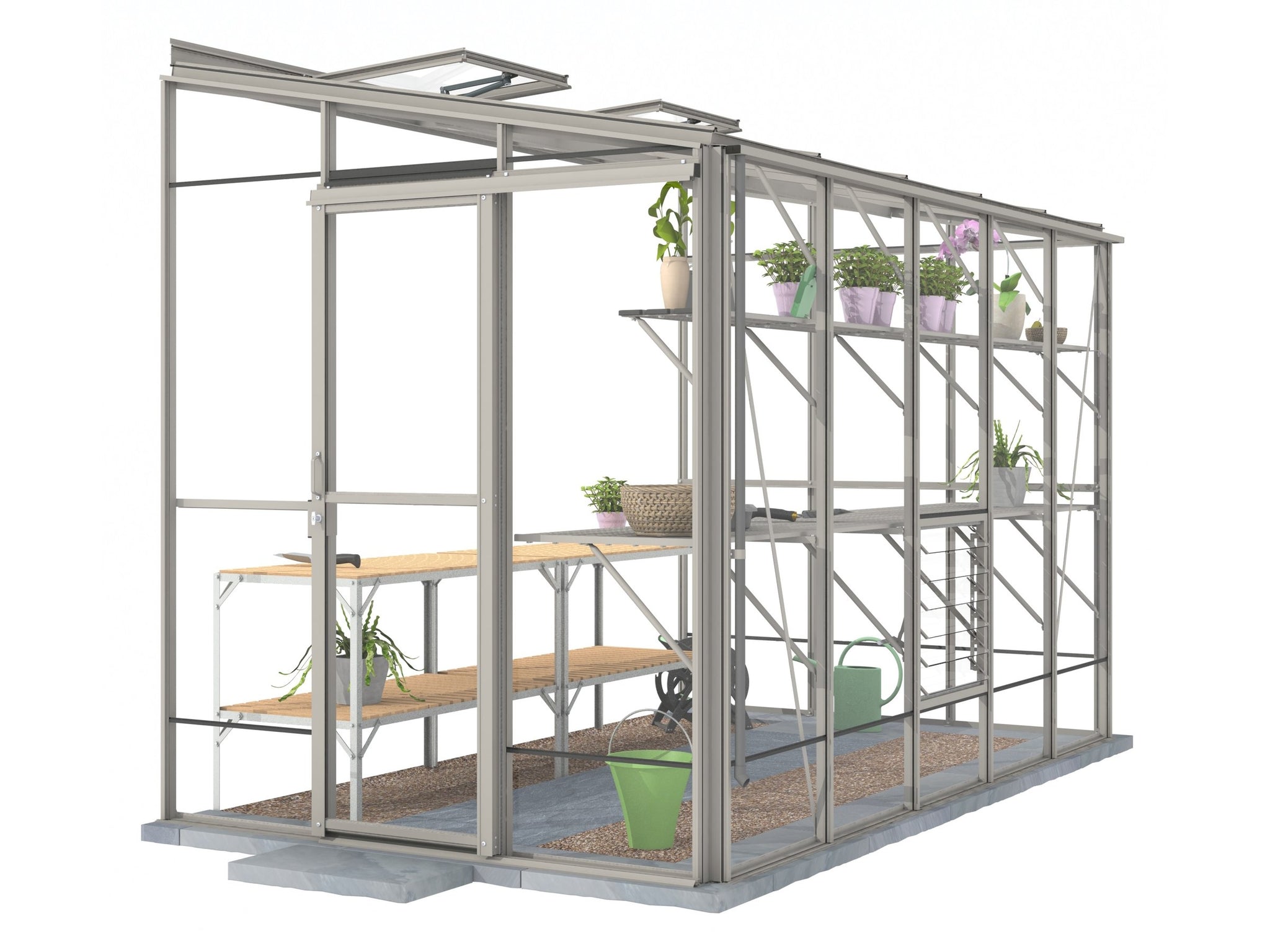 Robinsons 6ft wide LEAN-TO – Robinsons Greenhouses
