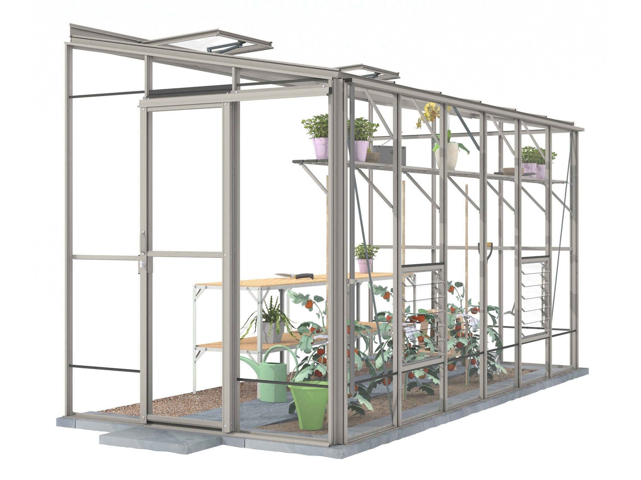 Robinsons 6ft wide LEAN-TO – Robinsons Greenhouses