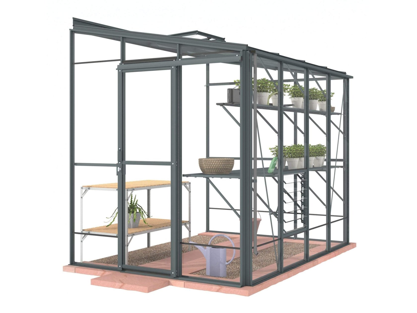 Robinsons 6ft wide LEAN-TO – Robinsons Greenhouses